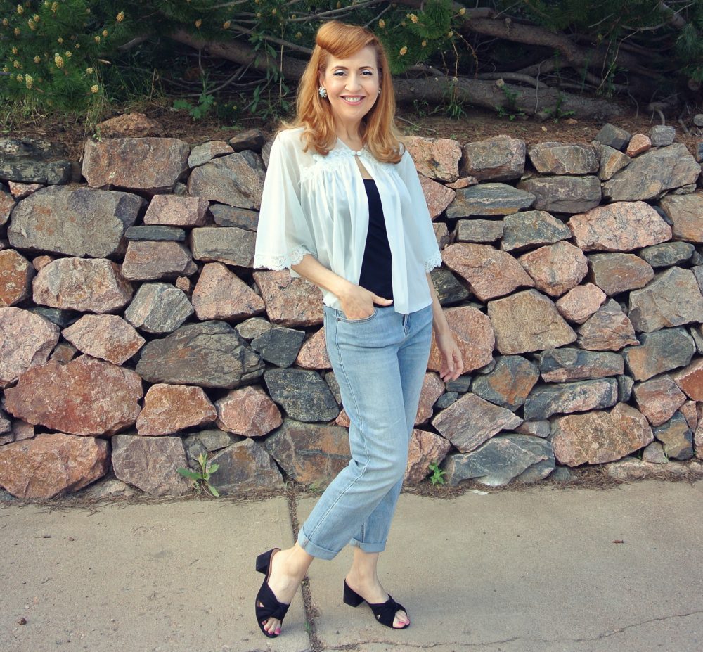 How to Wear a Vintage Bed Jacket at Outwear